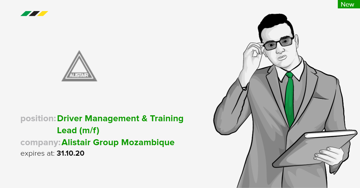 Alistair Group Mozambique: Driver Management & Training Lead (m/f ...