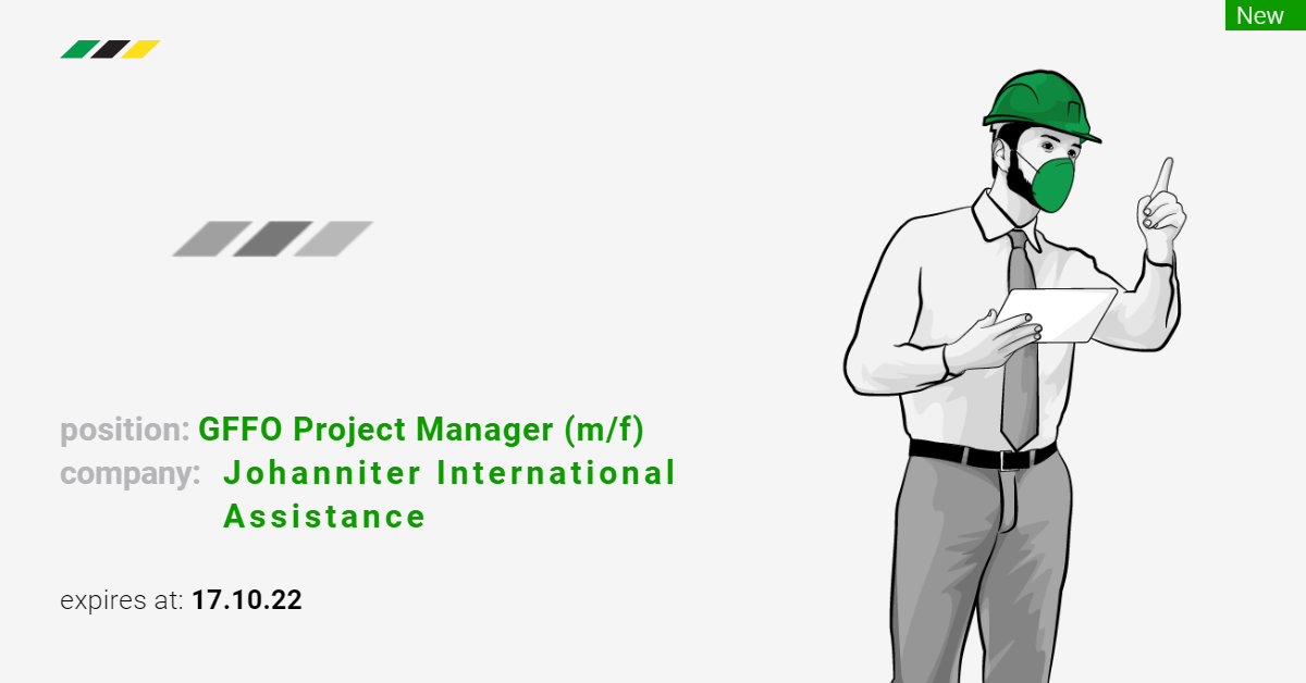 Johanniter International Assistance: GFFO Project Manager (m/f), Pemba ...