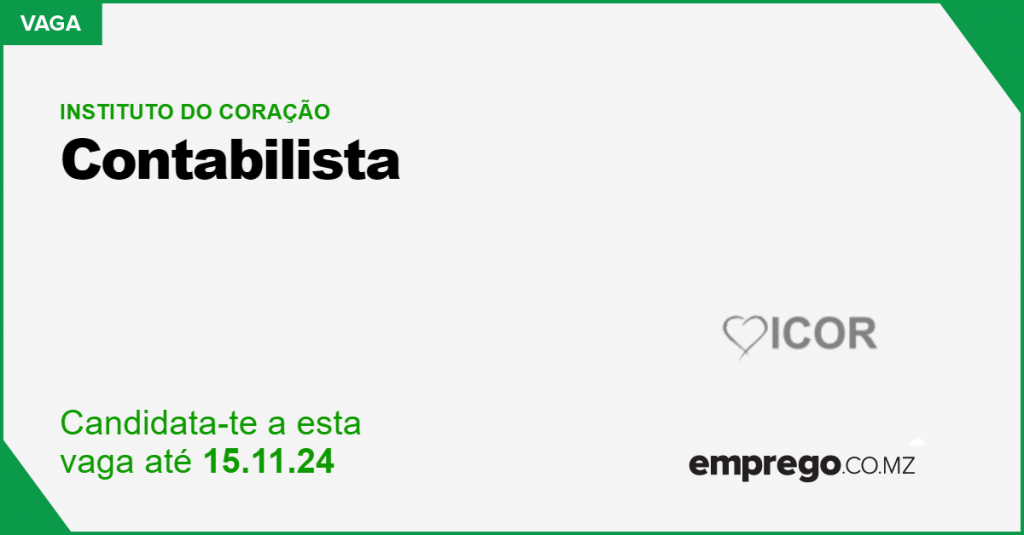 Instituto do Coração: Contabilista, Maputo - emprego.co.mz